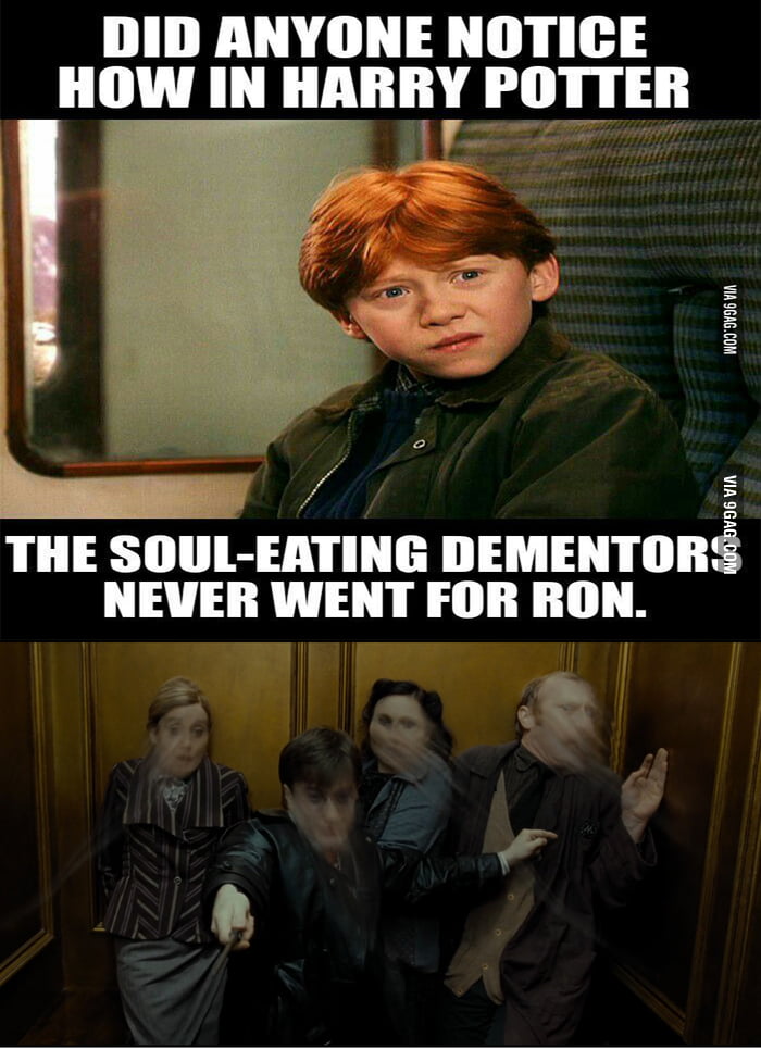 To the guy who said poor ron.. - 9GAG