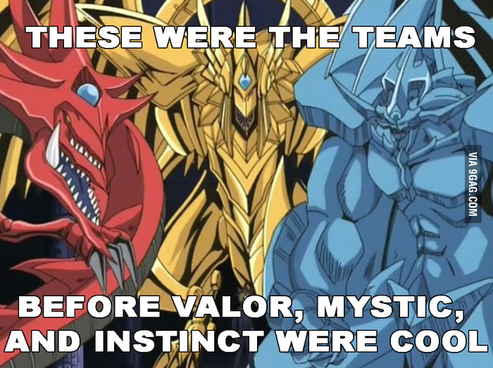 Slifer Red, Ra Yellow, Obelisk Blue - 9GAG