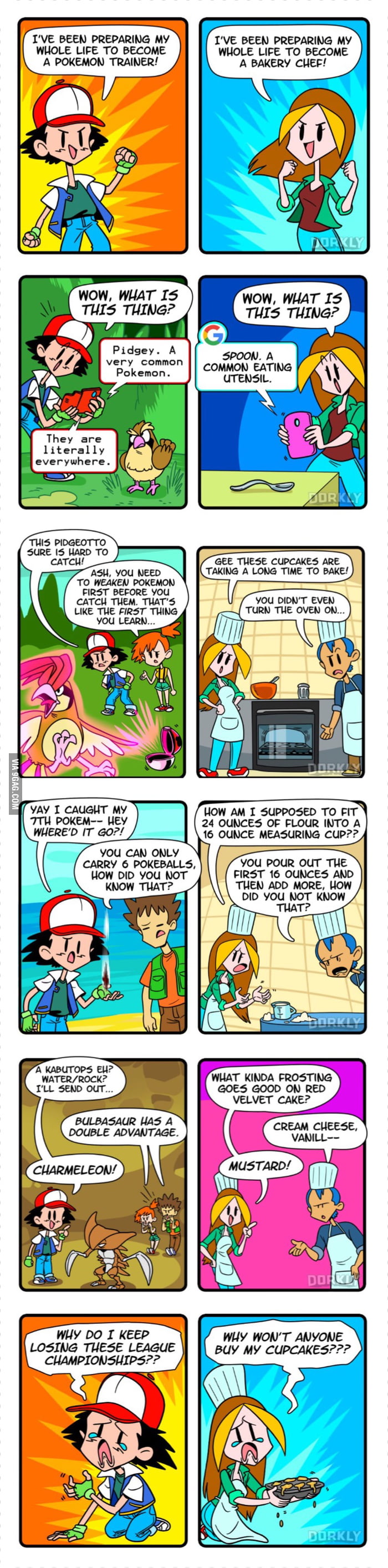 If you were as bad at your dream job as Ash Ketchum... by JHallComics - 9GAG