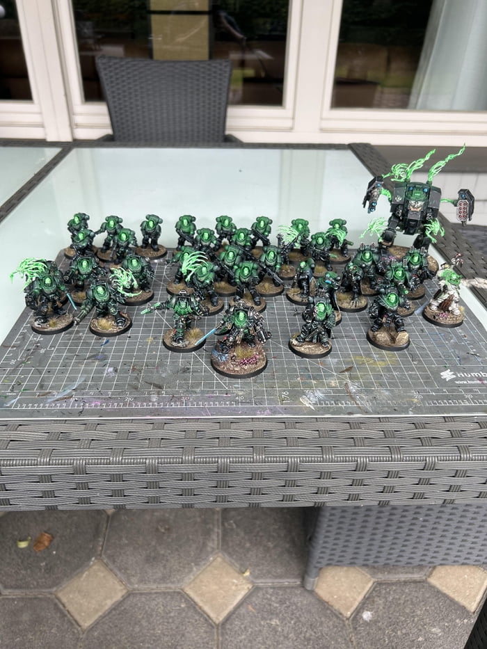 1500 Points of Ghost Marines are finally done!!! - 9GAG