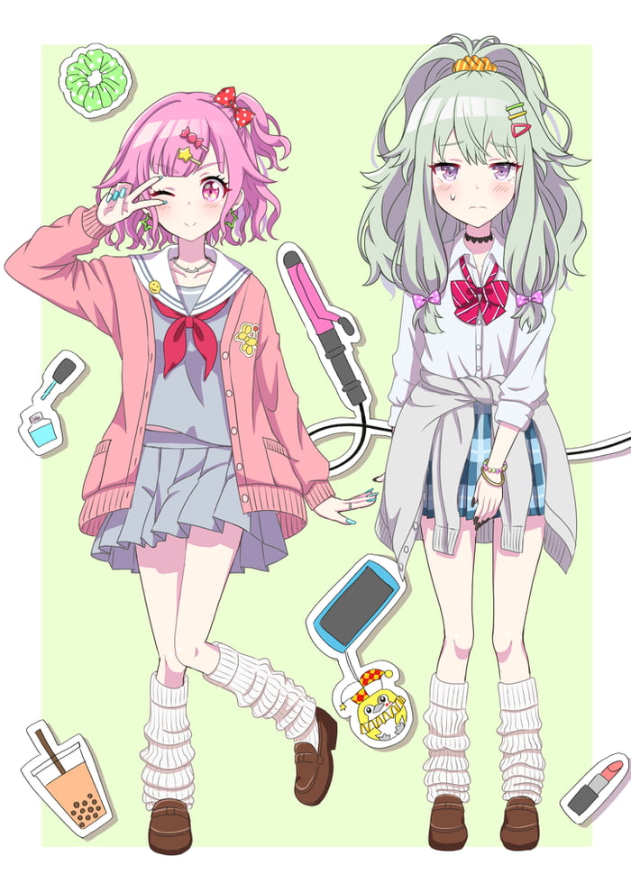 Gyaru Emu and Nene (Project Sekai) - 9GAG