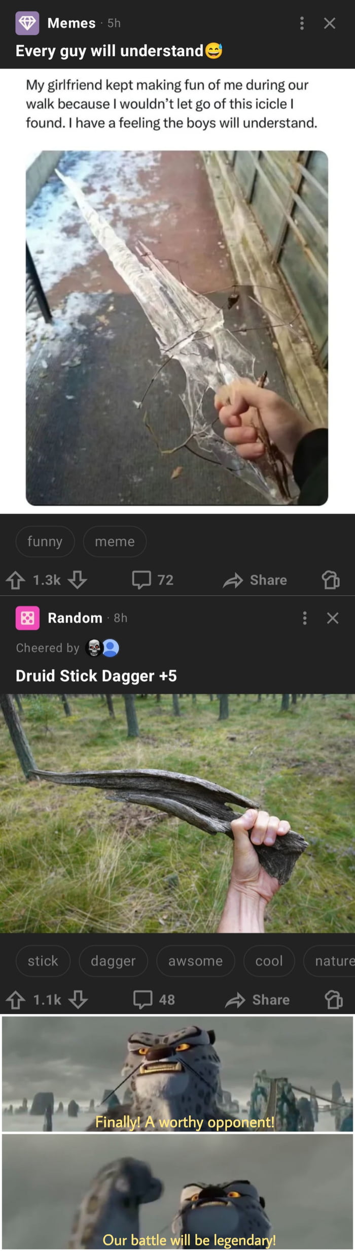 Bring back the sticks! - 9GAG