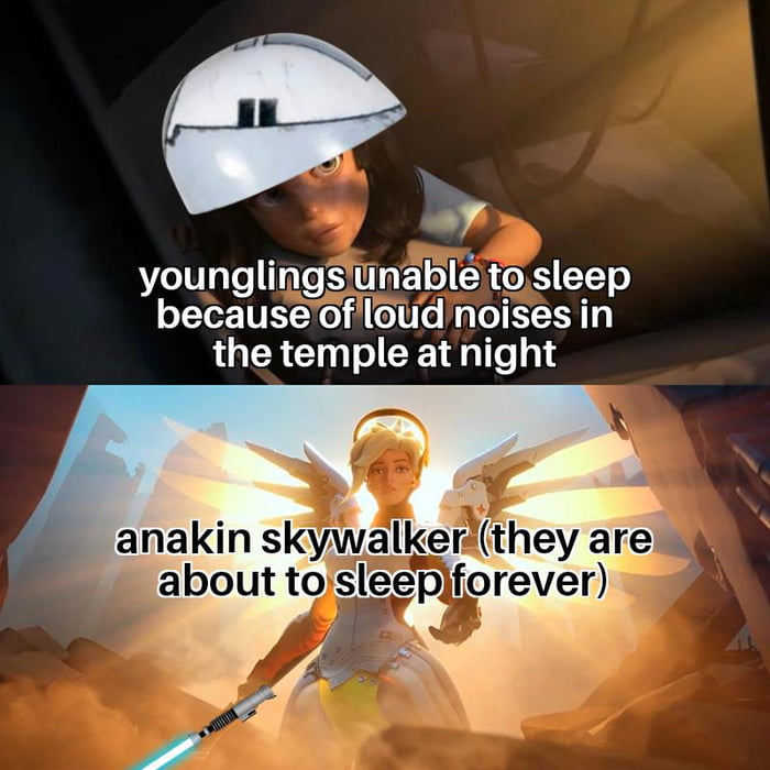 Hit em with the left-right goodnight, lightsaber efficiency - 9GAG