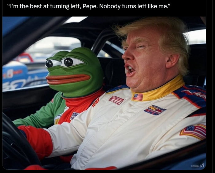 The Meme Man at NASCAR today - 9GAG