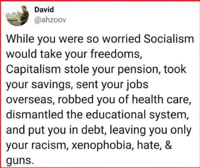 Capitalism robbed everything. - 9GAG