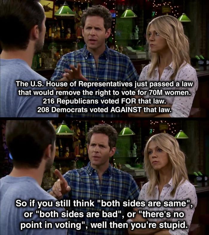 Don't say "both sides" - 9GAG