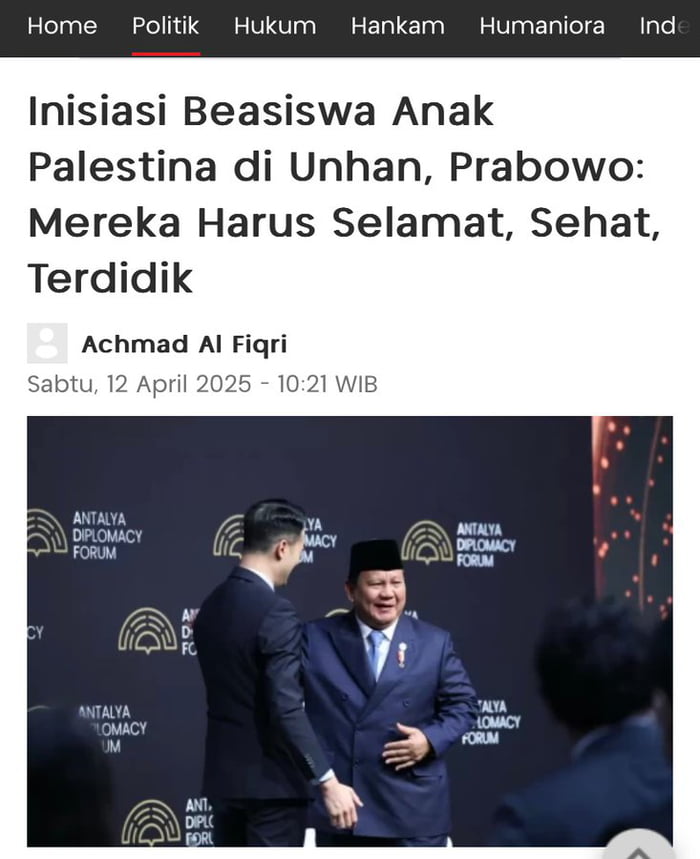 Indonesia akan menjadi bangsa arab, yang bukan campuran atau pribumi ...