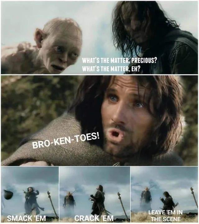 Aragorn's preferred method of interrogation - 9GAG