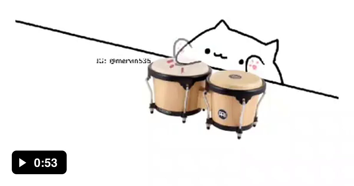 Return of the bongo cat - 9GAG