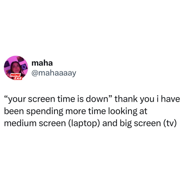 Lowering screen time... on my phone. - 9GAG