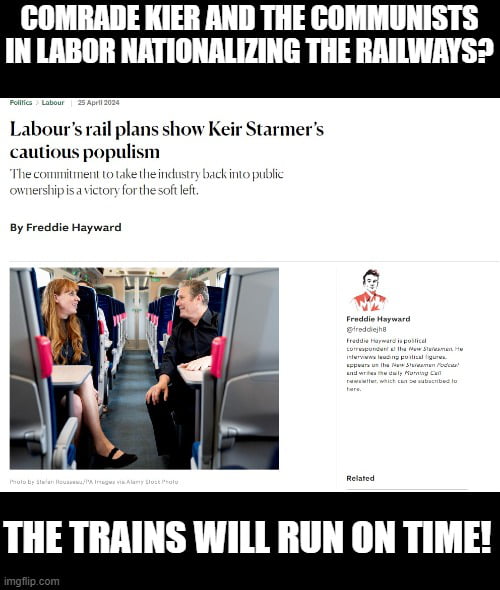 Comrade Kier is seeing red lmao. Jokes aside wonder how he will flop on ...