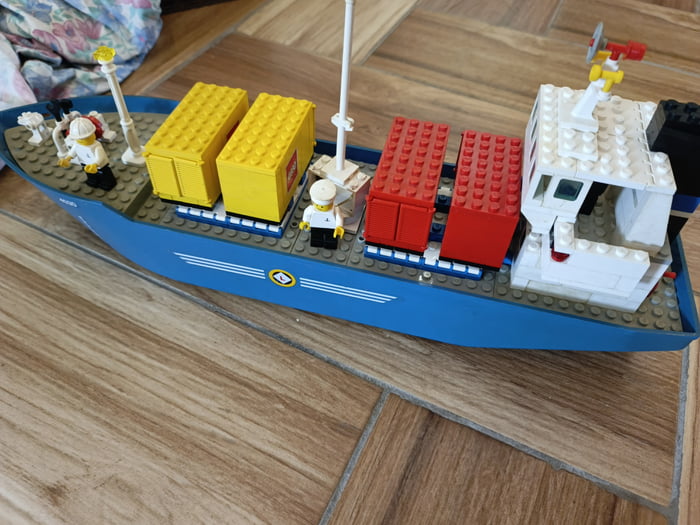 After 30 years in storage.. My kids built this from my old Lego sets ...