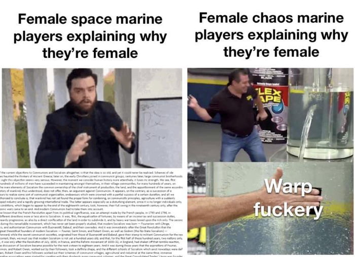 The warp can explain anything - 9GAG