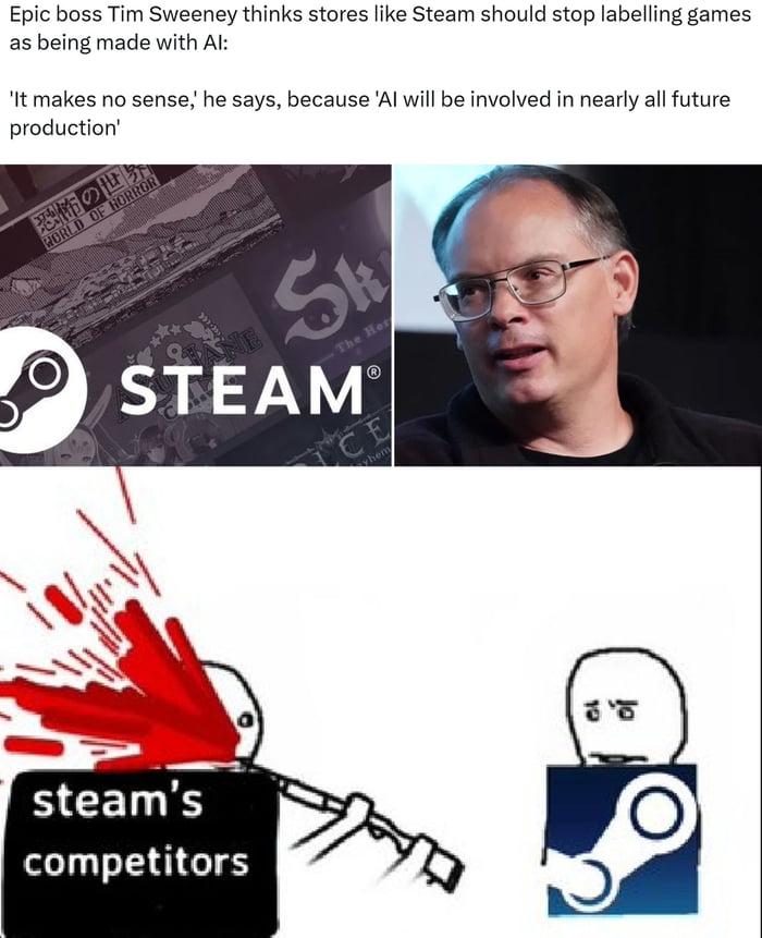 Why Steam wins the market. - 9GAG