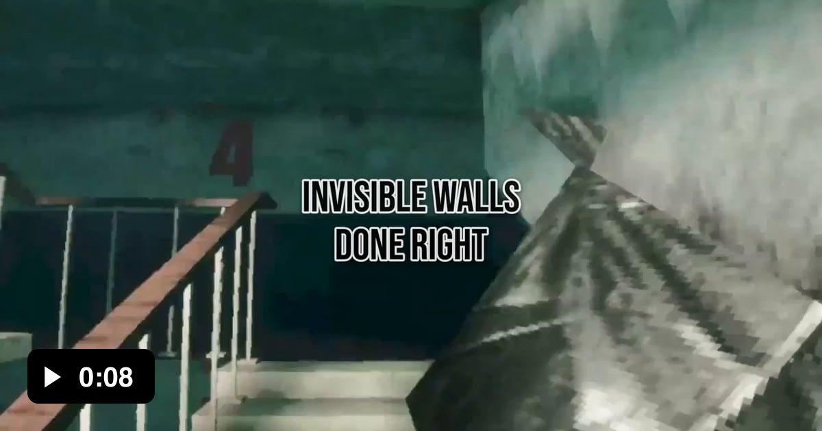 Invisible Walls Done Right - 9GAG