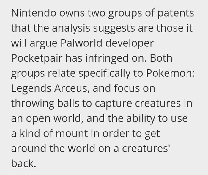 Nintendo patented horseback riding, which idiot in the patent office ...