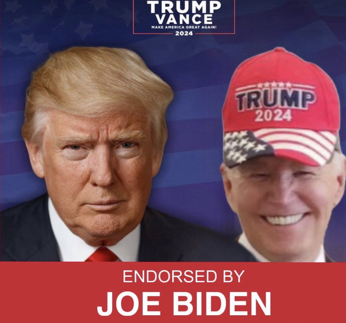 Even Joe hates Kamala 😂 - 9GAG