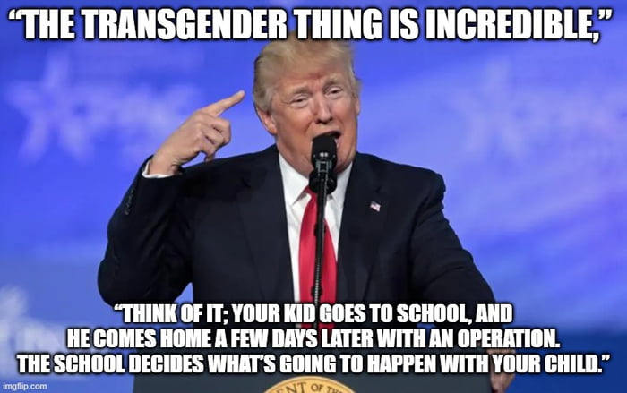 Nothing says "leader of the free world" like statements such as this: - 9GAG