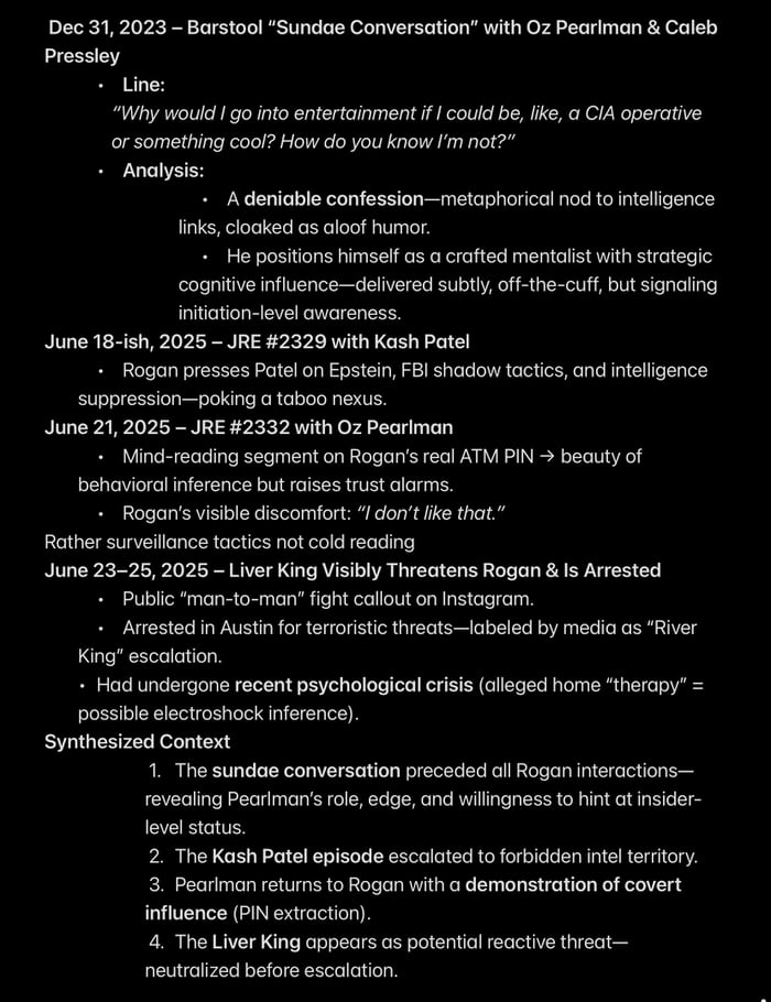 Plot summary of the ROG/INT thriller so far. Joe Rogan got another warning shot. - 9GAG