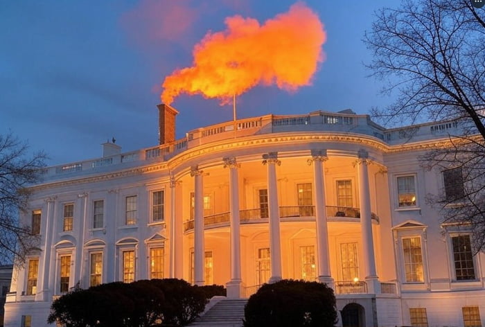 Reports are coming in that orange smoke has been seen coming from the ...