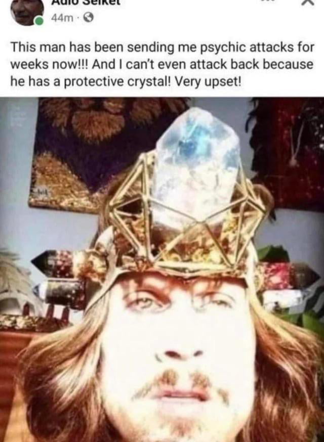 Crystal Dave, the Psychic. Immune to Psychic Damage, has a Protective ...