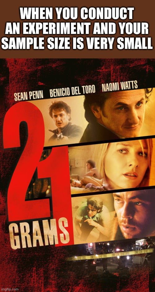 Sample size meme - 9GAG