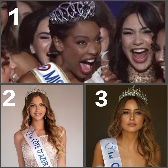 Miss France Winner (Top) Vs Miss France Runners Up (Bottom) - 9GAG