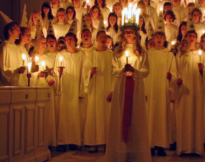 Happy Lucia! A Swedish tradition with choir songs early in the morning ...