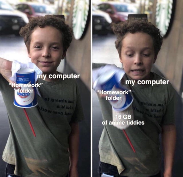 The rest is stored in the WORK folder - 9GAG