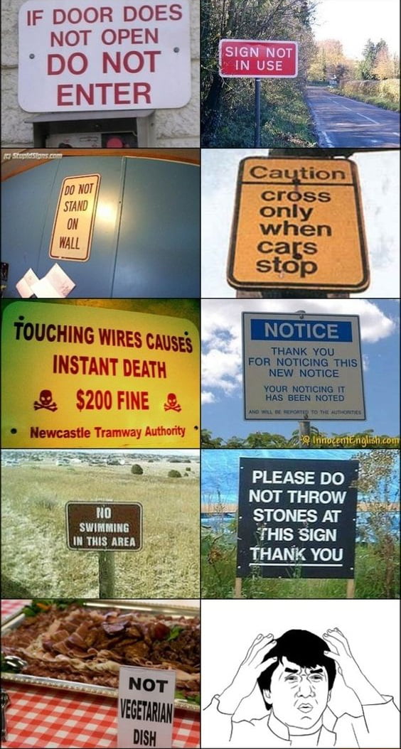 Funny Signs - 9GAG