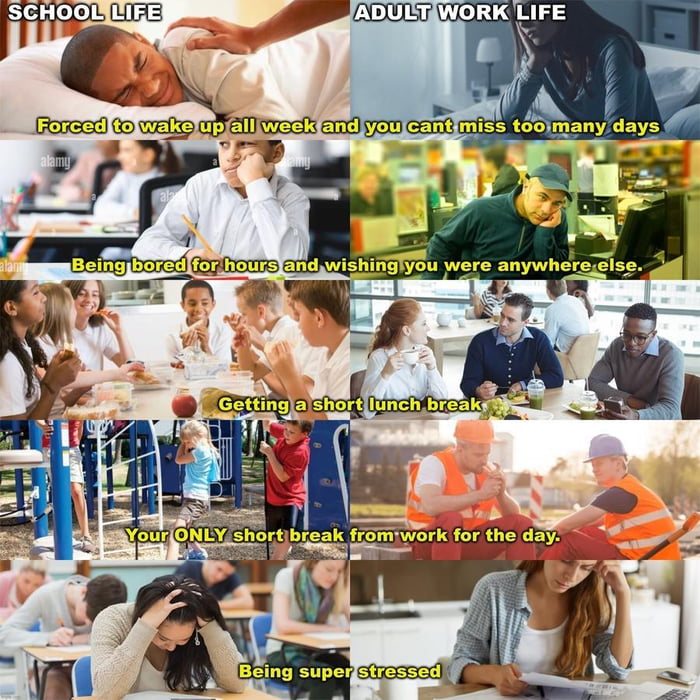 Nothing changes after school - 9GAG
