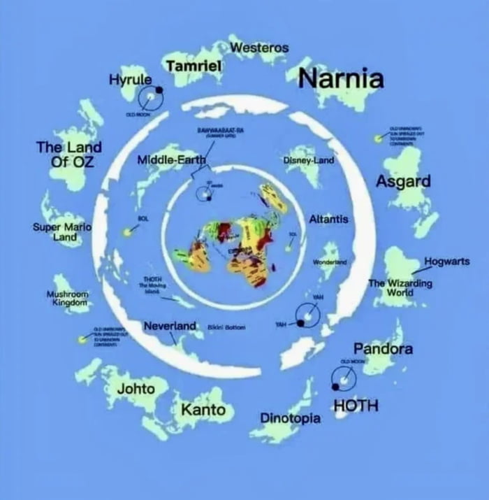 I don't care what they told you in school, this is the real world map. - 9GAG