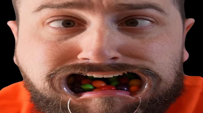 Man of skittles 😧😧😧 - 9GAG