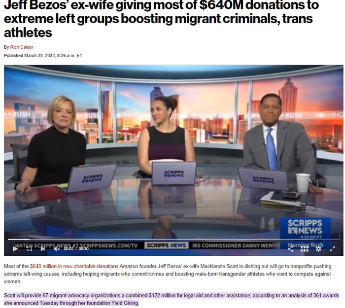 Deeds of Jeff Bezo's ex-wife - 9GAG