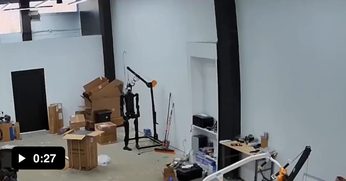 It happened again. Humanoid robot went rogue, caught on camera. - 9GAG
