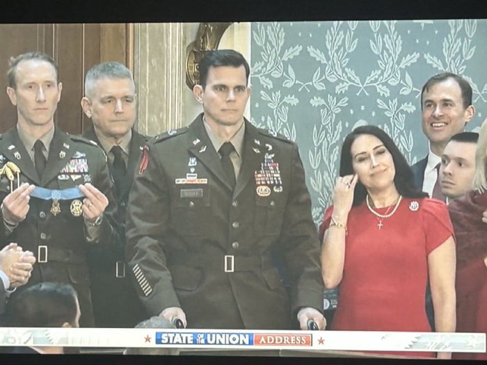 Chief Warrant Officer 5 Eric Slover receiving a medal of honor for his ...