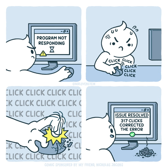 Click Click Click HD......| Credits: @mrlovenstein | *Bonus Panel in Comments* - 9GAG