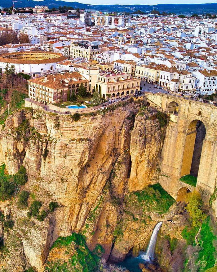 A village in the rocks, Ronda, Andalucia, Spain - 9GAG