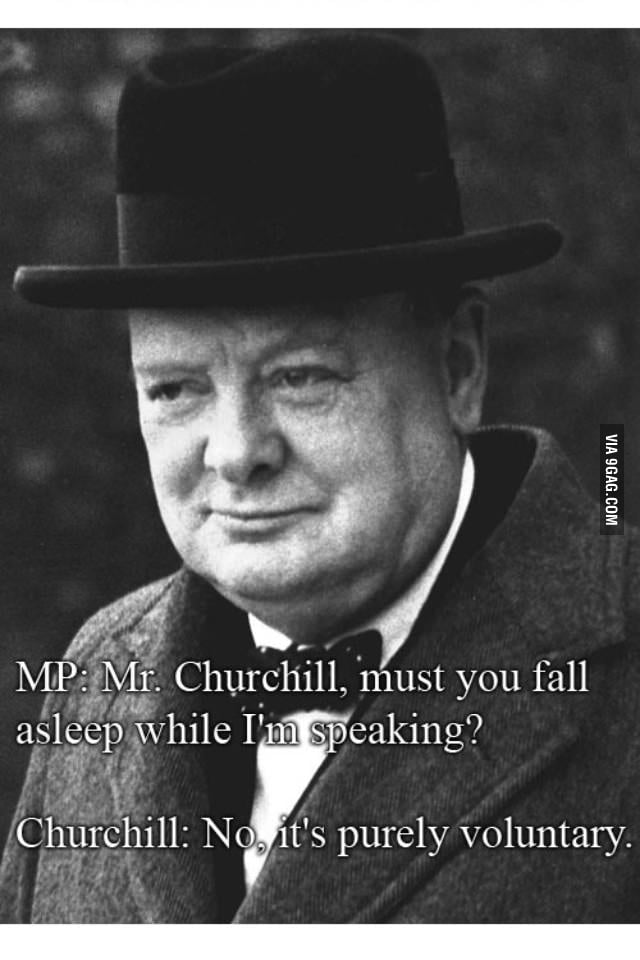 Classic Churchill - 9GAG