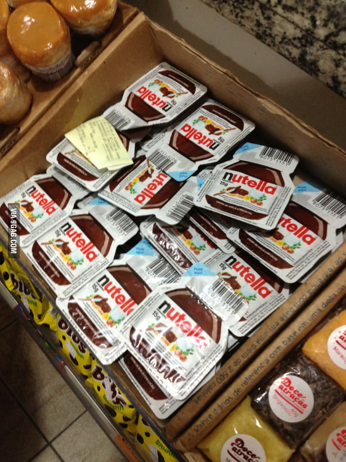 Nutella everywhere you go - 9GAG
