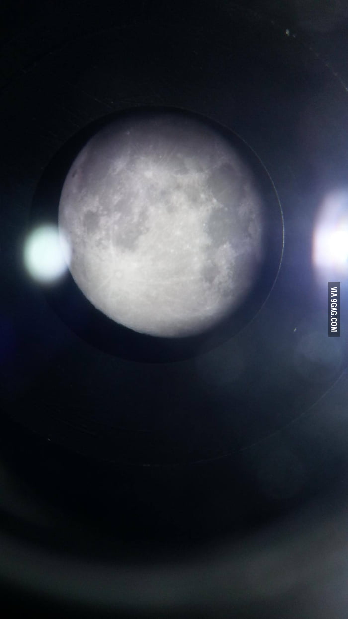 Made a cool picture by forgetting to turn off the flash while taking ...