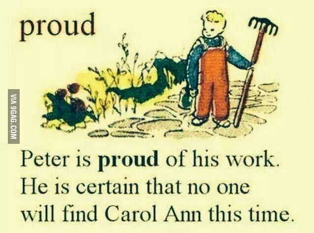 Oh Peter you are one scary smartass over there - 9GAG