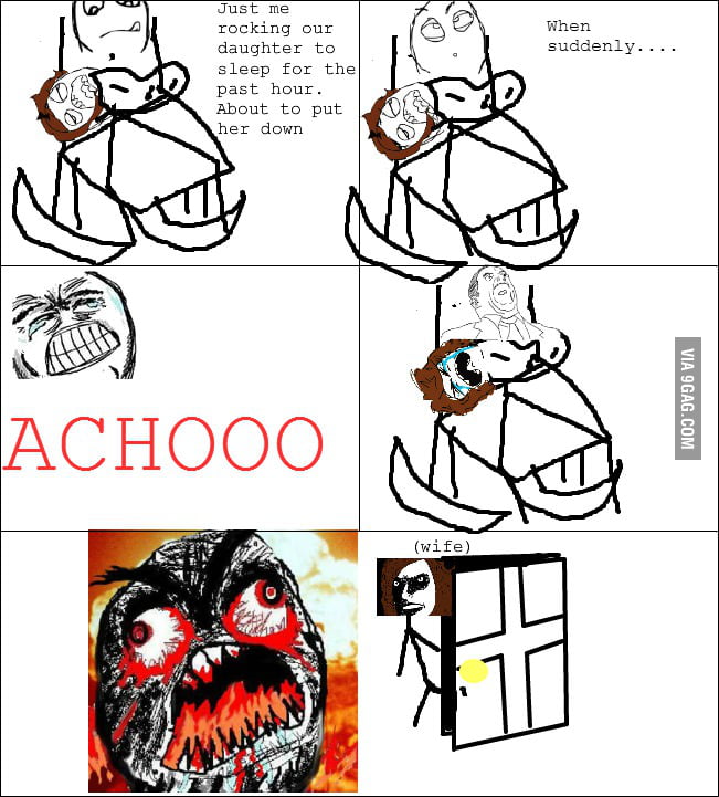 Baby rage - 9GAG