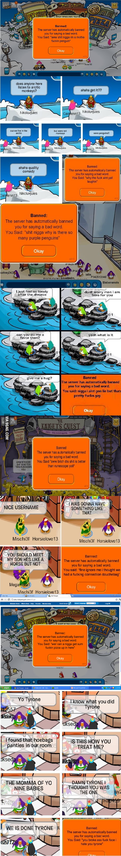Club Penguin Swearing Compilation - 9GAG