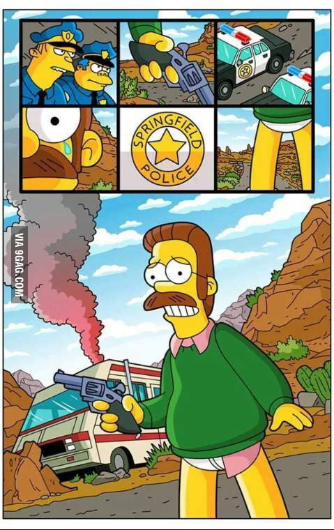 Breaking bad Simpsons version - 9GAG