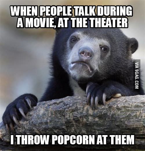 Popcorn Confession - 9GAG