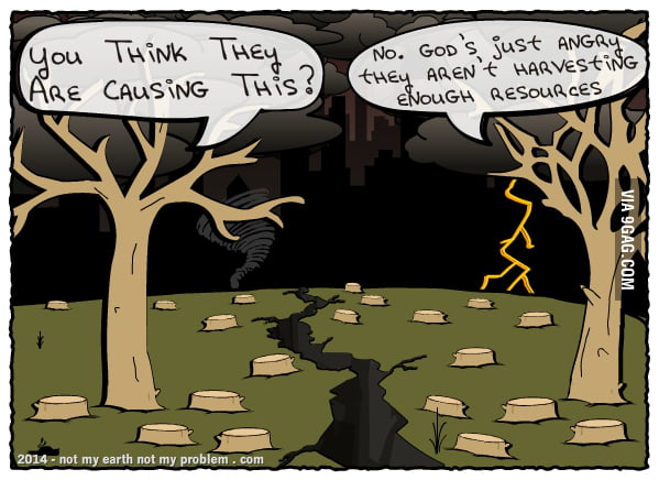 God's (Clearly) Pissed --- Right? Eh? Yeah? Probably. - 9GAG
