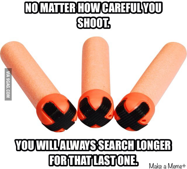 Nerf darts - 9GAG