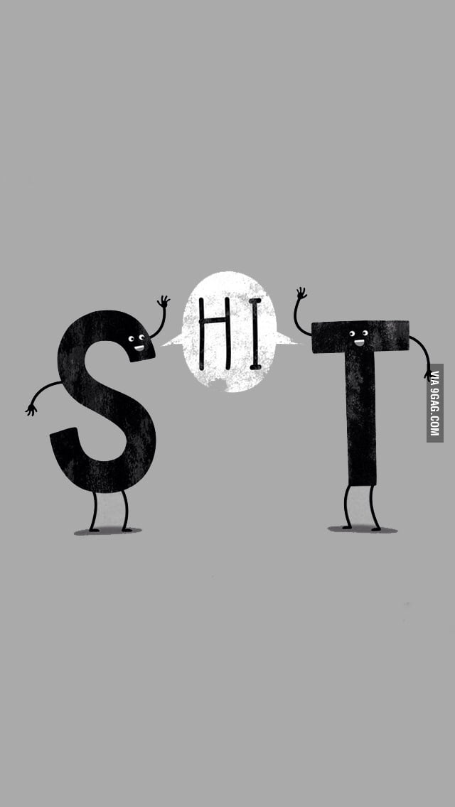 What happens when S says hi to T - 9GAG