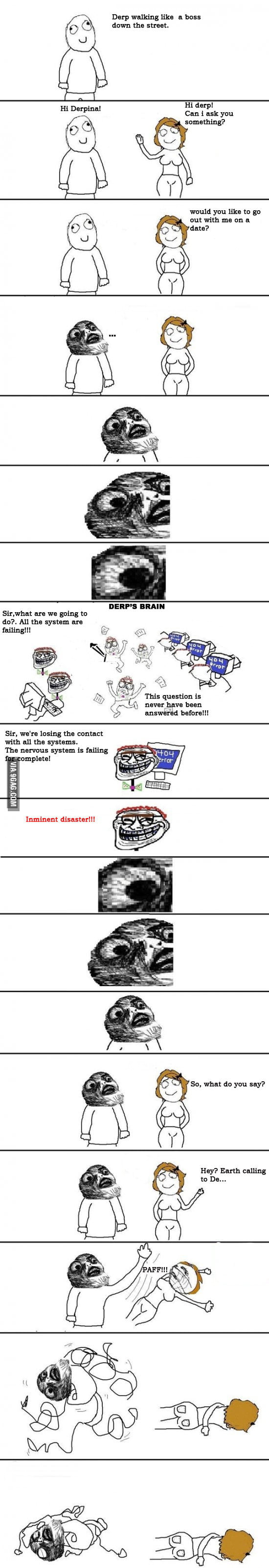 This must be the blue screen of death in real life... - 9GAG